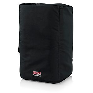 Gator Cases Protective Nylon Speaker Cover for Compact 12" Speaker Cabinets; Fits QSC K12, Yamaha DXR12 and more (GPA-CVR12), Black