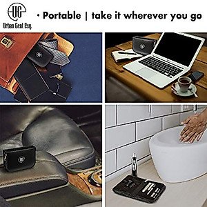 Urban Gent Esq. Ear and Nose Hair Trimmer Beard 8 Piece Mens Grooming Kit