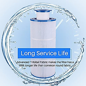 POOLPURE Replacement Filter for Sundance 6541-397, AK-6541397, UFC-397, Sundance Micro Clean Ultra Set, with Outer Filter # 6473-165 and Inner Filter 6473-164, 1 Pack