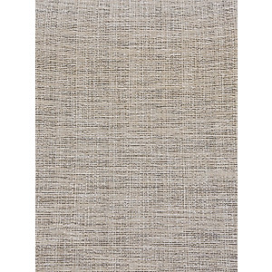 Signature Design by Ashley Beach Front Casual Outdoor Stackable Faux Leather Sling Arm Chair, Set of 4, Light Brown