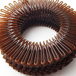 GXXMEI Flexible Plastic Circle Tooth Headbands - 20 Pack Hair Wrap Holders for Women, Girls and Sports