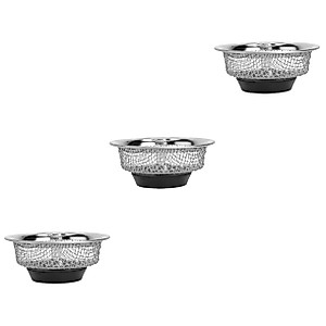 OSALADI 6 Pcs Filter Net Floor Drainer Floor Drain Filter Sink Food Strainer Mesh Strainer Kitchen Sink Strainer Bathtub Drain Cover Stopper Drain Stainless Steel Take a Bath