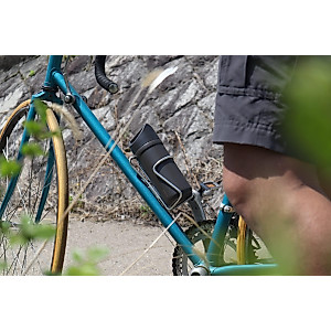 Poketle Personal Insulated Bottle, 380ml, Stainless Steel Tumbler, Lightweight, Good for Hot and Cold Drinks, Charcoal Gray