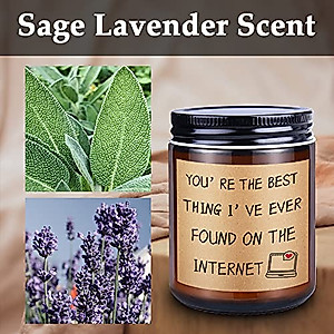 Gifts for Him Her Boyfriend Girlfriend, Romantic Birthday Anniversary Presents for Wife Husband Best Friends Bestie Couples, Personalized Gag Valentines Gifts, Candles for Women Woman Men Man Funny