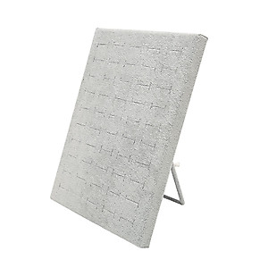 UPQRSG Jewelry Rings Display Tray, 50 Slots Ring Organizer with Soft Flannelette, Ring Earring Jewelry Display Tray Organizer Holder, Jewelry Organizer Stands for Selling Rings Earrings Show