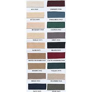 Do-it-yourself Carpet and Area Rug Binding (22 Colors Available) -Quantity 1 = 5 Foot Section, Grey