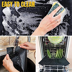 BBQ Grill Mat for Outdoor Grills - 2023 Upgraded Model With Holes - Set of 2 Non Stick Heavy Duty Reusable and Dishwasher Safe Black Mesh Topper Pads - Easy Clean on Gas Charcoal Electric Grills