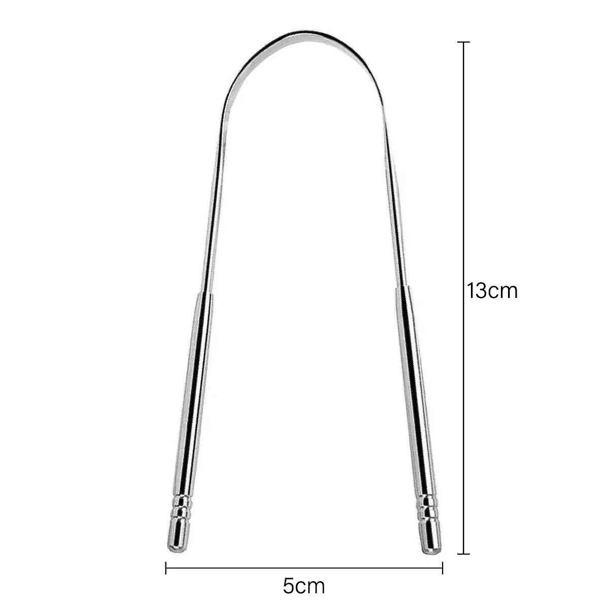 Zlongron U-shaped metal stainless steel toungescraper, is a bad breath eliminating oral care tongue brush, durable, easy to clean tongue scraper with case. bring you a day of fresh breath.