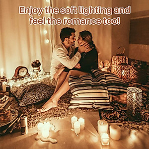 Tealight Candles Bulk - Tea Candles Tea Lights Candles Tea Tree Lights Mini Votive Candle with Cotton Wick for Home,Pool,Shabbat,Wedding,Emergencies,Christmas (25)