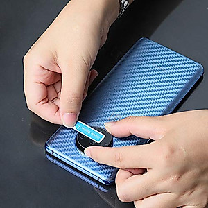 Ibywind Screen Protector For OnePlus 7T,with 2Pcs Tempered Glass,1Pc Camera Lens Protector,1Pc Backing Carbon Fiber Film [Fingerprint Reader,Easy to install]