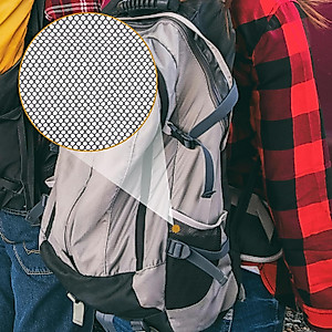 62 x 59 Inch Black Mesh Fabric Slightly Stretchy for Sewing Projects, Shopping Bag, Backpack Pocket and Straps and Netting Clothes