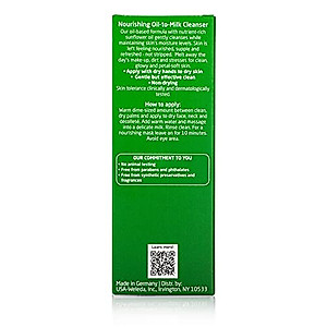 Weleda Skin Food Face Care Nourishing Oil-to-Milk Cleanser, 2.5 Fluid Ounce, Plant Rich Cleanser with Sunflower Seed Oil, Chamomile Extract and Pansy