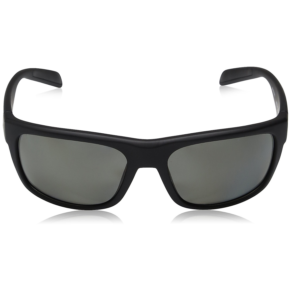 Native Eyewear Ashdown Rectangular Sunglasses, Matte Black/Grey Polarized, 58 mm