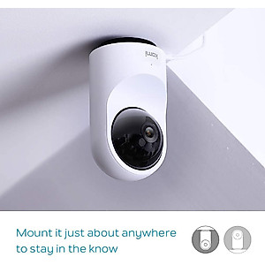 Kami Home Security Camera System 1080P HD Indoor Smart Cam, Motion-Activated with 2.4G/5G Dual-Band Wi-Fi, YI Home APP - Compatible with Alexa and Google Assistant