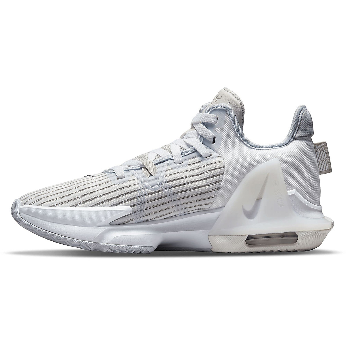 Nike Men's Lebron Witness 6 Summit White/MTLC Pewter (CZ4052 102) - 12