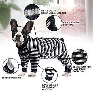 FEimaX Dog Recovery Suit After Surgery, Pet Abdominal Wounds Post Surgical Shirt for Dogs Cats, Puppy Spay Neuter Prevent Licking Onesie Alternative Bandages E-Collar & Cone