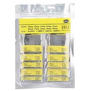 Watch Gasket, Rubber Material Watch Back Cover Rubber O Rings Assortment Kit for Car Auto Vehicle Repair for Automotive(0.8 a Pack of Five Hundred Roots)