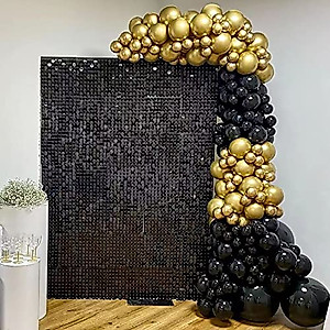 Gold Metallic Balloons 55pcs Chrome Metallic Helium Latex Balloons 18 inch 12inch 5inch for Birthday Baby Shower Wedding Party Decorations