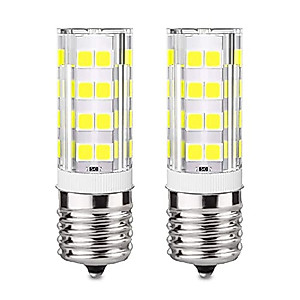 KINDEEP E17 LED Bulb Dimmable, 4W, Daylight White 6000K, Microwave Oven Light Bulbs Equivalent 40W, Ceramic Construction, Versatile Compatibility