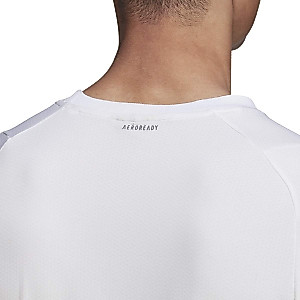 adidas mens Tennis freelift T-Shirt AEROREADY White/Grey X-Small