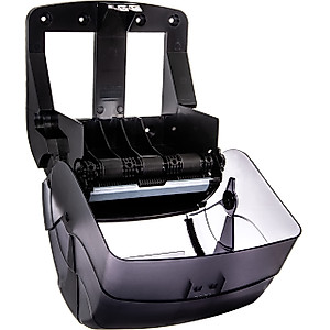 San Jamar T850TBK Black Pearl Integra Plastic Lever Roll Towel Dispenser