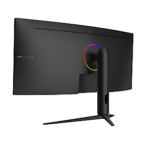 HKC 34 inch 4K（3440x1440P) Ultrawide 144Hz WQHD 21:9 Curved Gaming Monitor AMD FreeSync PIP Display 3 year warranty