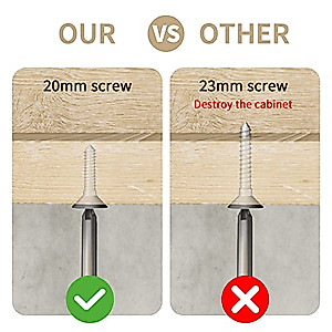 Youdian Gold Paper Towel Holder Under Cabinet,Under Counter Paper Towel Holder Wall Mount for Kitchen Bathroom Organization Storage,Adhesive and Screws,Stainless Steel,13 inch with 5 Hooks