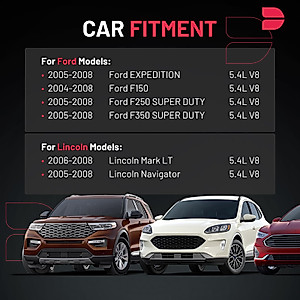 BDFHYK 8 Pack Ignition Coils for F150 Truck F250 Super Duty Truck Lincoln Mercury V8 V10 4.6L 5.4L 6.8L Compatible with 5C1584 E508 DG511 C1659 C1541 FD508