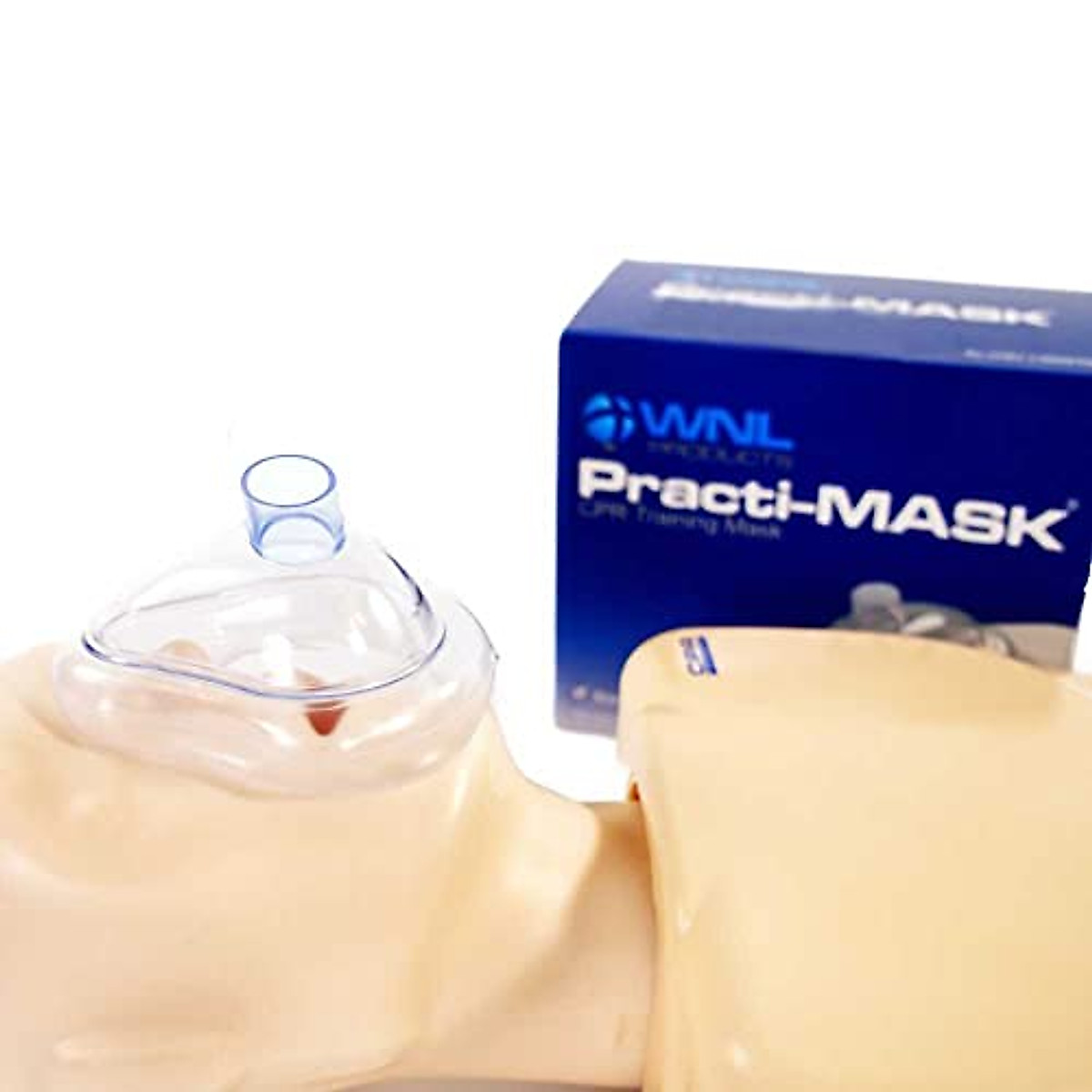 WNL Products 5000TM Practi-Mask Adult/Child CPR Training Mask Includes 10 Training Masks (10 Pack - Adult & Child)