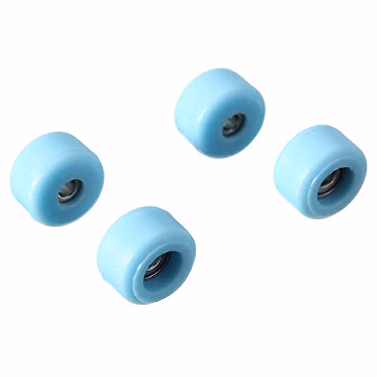 By CHILUVU - 4pcs Fingerboard Urethane Bearing Wheels Set For Wooden Fingerboard - Mechanical Parts