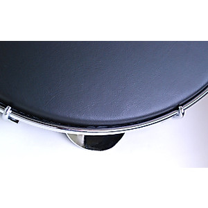 Meinl Percussion PA10ABS-BK-NH 10-Inch ABS Plastic Pandeiro with Napa Head, Black