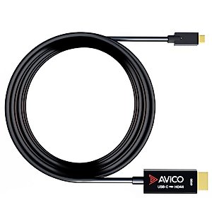 Avico USB C to HDMI 2.0 Adapter, 4K@60Hz, HDR, HDCP 2.2, 144Hz, Thunderbolt Compatible