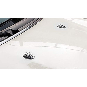 iJDMTOY (2) Black UK Union Jack Style Window Wiper Washer Spray Nozzle Covers Compatible With All MINI Cooper Models