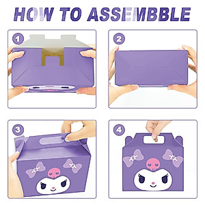 24Pack Party Gift Boxes Party Favors/Candy Boxes, Tote Boxes, Gift Boxes for Kids Paper Favor Packs Adults Birthday Party Decora- 12 Pattern