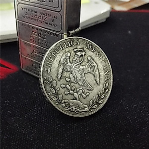 MKIOPNM Coin Collection Commemorative Coin 1891 Mexican Trade Silver Silver Polish Slim Silver Eagle Ocean Mong Coin Silver Coin Collection Asia Coin