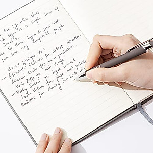 habibee Ballpoint Pen with Stylus Tip 12 Pack, 1.0 mm Black Ink Metal Pen, 2 in 1 Stylus Pen, Stylus Ballpoint Pen for Touch Screens (Mixed Color)