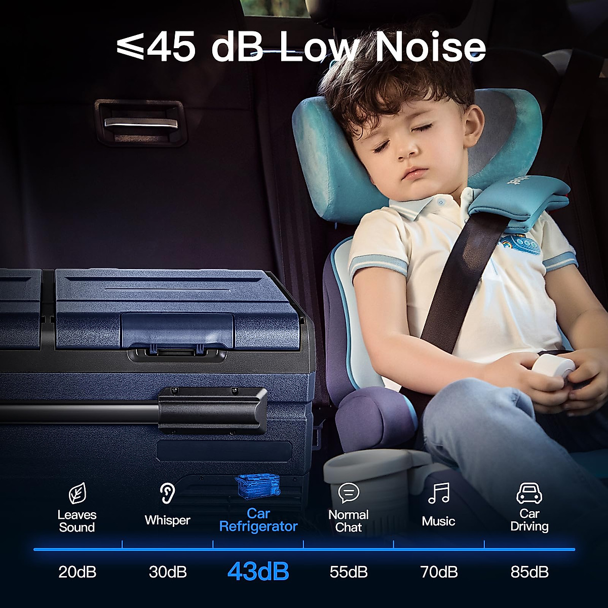 【Upgraded】BODEGACOOLER 12 Volt Car Refrigerator, Portable Freezer, Car Fridge Dual Zone WIFI APP Control, 80 Quart(75L) -4℉-68℉ Cooler, 12/24V DC and 100-240V AC, for Travel, Camping, Outdoor,RV