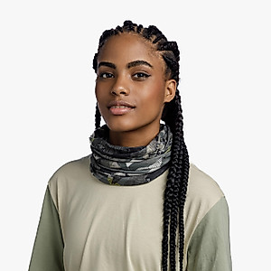 BUFF CoolNet UV Neck Gaiter, UPF 50 Sun Protection, Breathable, Cooling Bandana, Versatile, Quick Dry Face Mask, Hetch Forest, Adult Size