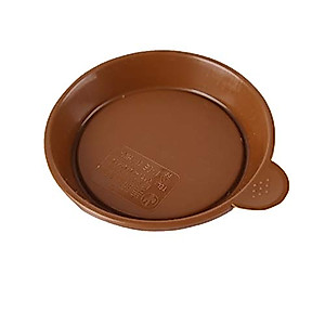 Hemoton 10PCS Plastic Flowerpot Tray Wave Plant Saucer Garden Plant Saucers Plastic Plant Flower Pot Mini Plastic Succulent Tray Plant Pot Base House Plants Indoors Live Earth Round