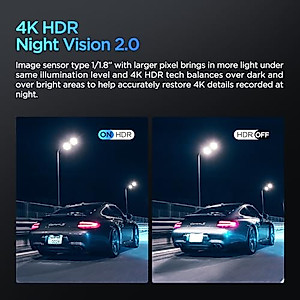 VIOFO 4K HDR Dash Cam Front Interior and Rear, STARVIS 2 IMX678 Sensor, HDR Night Vision, Ultra HD 4K + 1080P+ 1080P Triple Car Dash Camera, 5GHz WiFi GPS, 24H Parking Mode, A139 Pro 3CH
