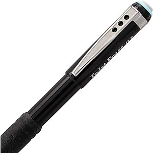 Mechanical Pencil, Pentel Twist Erase .7 MM, Twist-Erase III Automatic, 3 Pack, Black Barrels, Best Professional Pencils for School, Office & Home for Women & Men (QE517BP3)