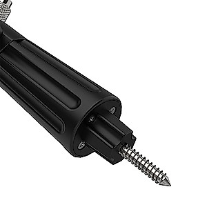 Holicfun Tree Mount for Security Camera and Solar Panel, Universal Wooden-Wall Holder for Ring, Blink, Arlo, Eufy, Wyze, Google Nest, Simplisafe and More, Adjustable Angle, Easy Installation (Black)