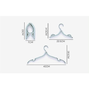 6 Pcs Travel Hangers - Portable Folding Clothes Hangers Travel Accessories Foldable Clothes Drying Rack for Travel