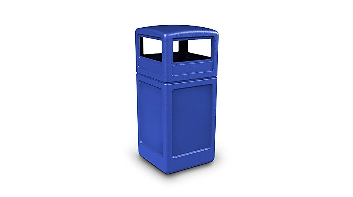 DCI Marketing 42-Gallon Blue Waste Container - Durable & Versatile
