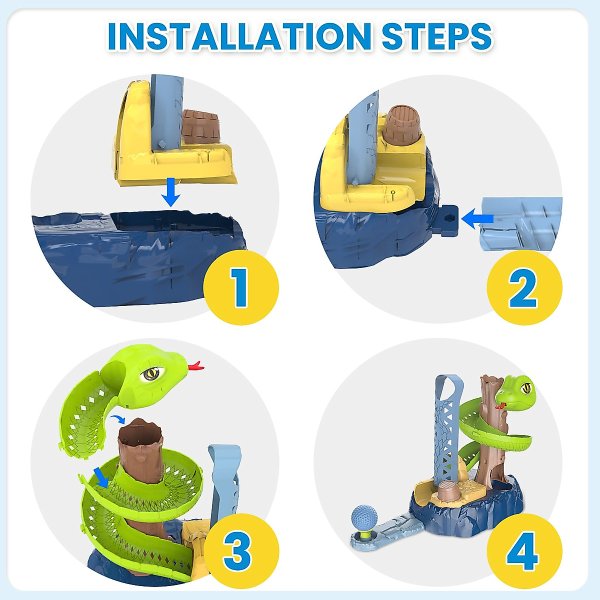 JONEG Kids Golf Set Toys for 3 4 5 Years Old, Toddler Golf Sets, Kid Golf Clubs, Outdoor Toys for Toddlers Age 3-5, Baby Golf Set, Gifts for 3 4 5 6 7 8 Year Old Boys Girls