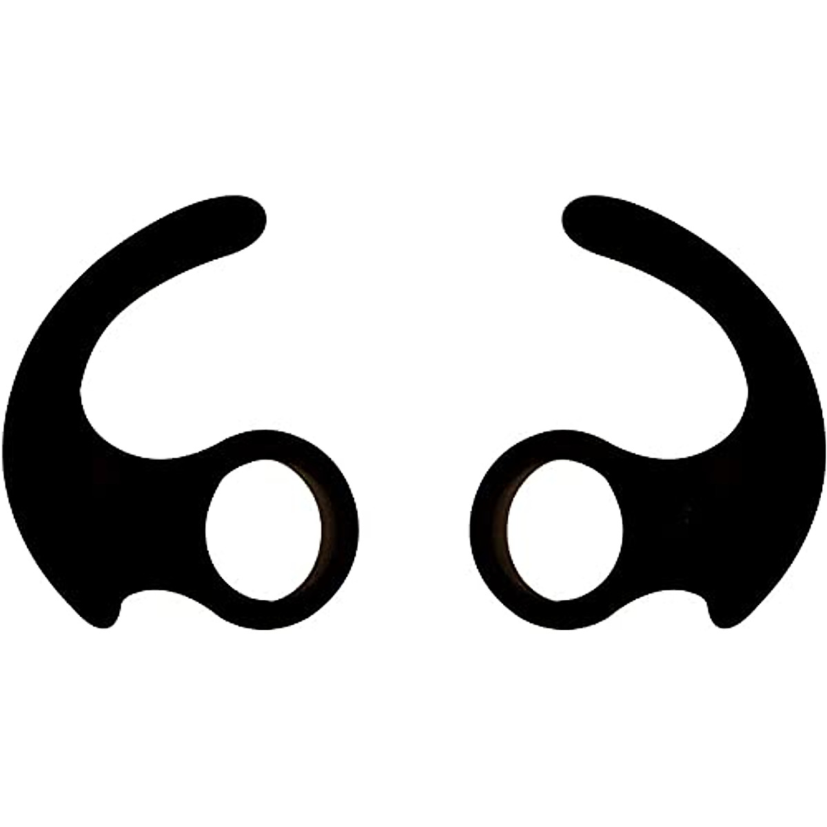 ALXCD Eartips Ear Hooks Compatible with Sony MDR-XB510AS MDR-XB50BS Sports Headphone, S/M/L 3 Sizes 3 Pairs Soft Silicon Ear Tips & Ear Hooks, Compatible with MDR-XB510AS MDR-XB50BS, 6+6, Black