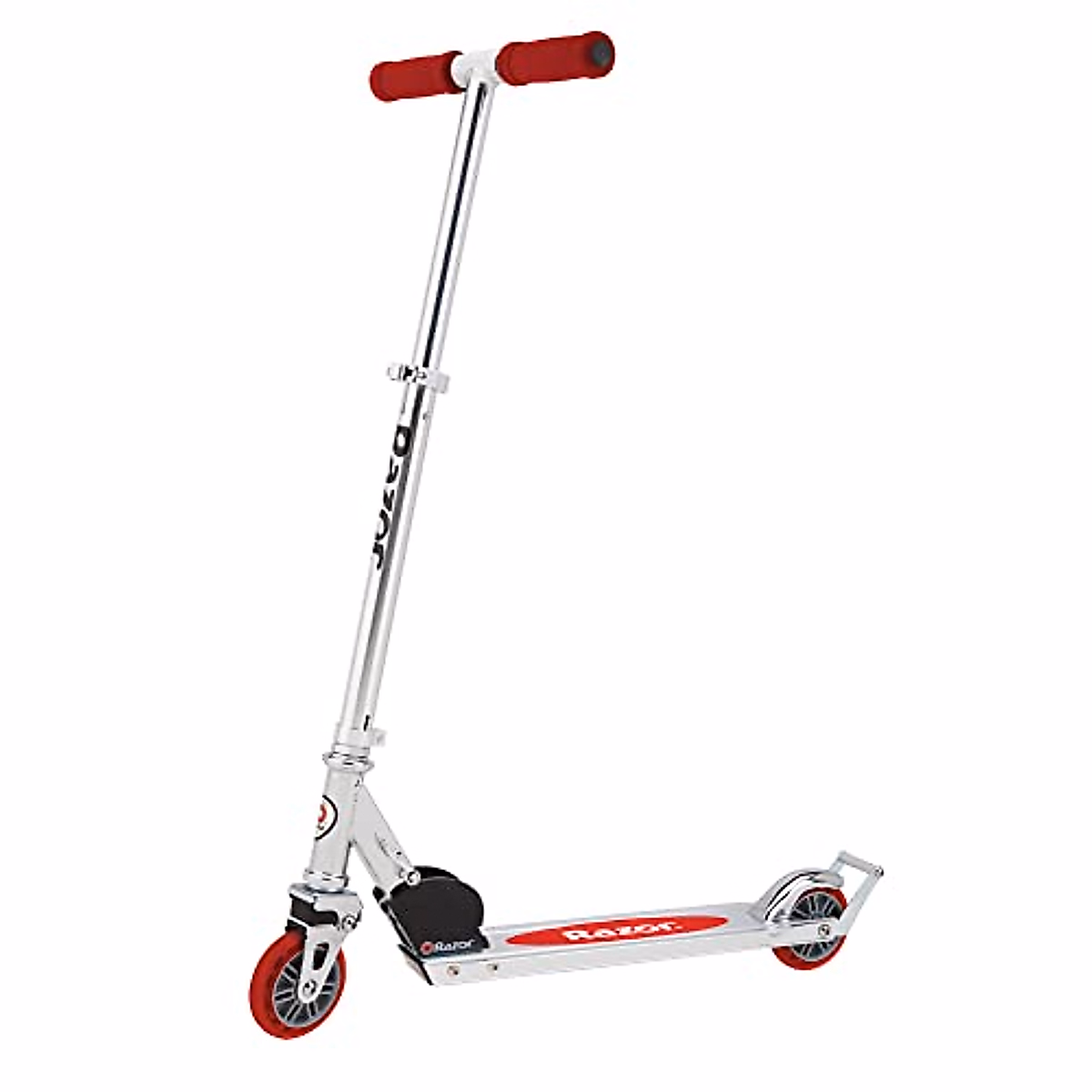 Razor A2 Kick Scooter for Kids – Wheelie Bar, Foldable, Lightweight, Front Vibration Reducing System, Adjustable Height Handlebars & Jr. Lil' Kick Scooter