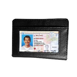 Paddsun Credit Card Holder Wallet RFID Blocking Leather Wallet for Men and Women with Zipper, Huge Storage Capacity