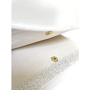 BRIDE Gifts, Gifts for Bride, Wedding Gift, Bride To Be Gift, Bride Clutch Purse, Engagement Gift, Seed Beads Clutch, Bride Beaded Clutch, MRS Bride Bag, White