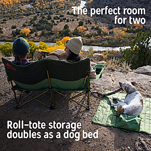 Kelty Low Loveseat, Canyon Brown/Beluga For Camping